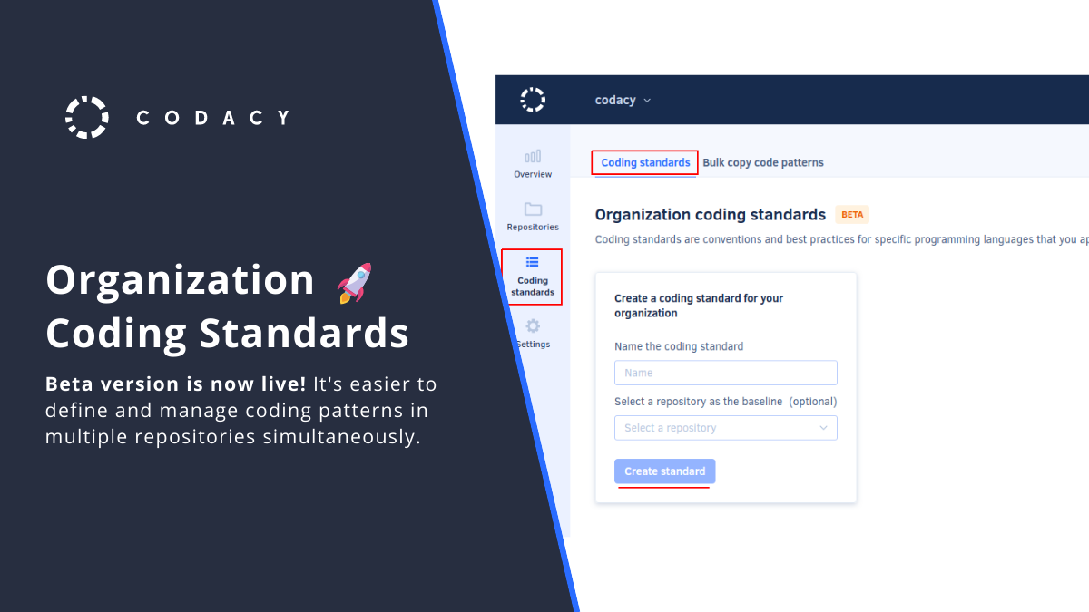 Organization Coding Standards: Beta version is now live!